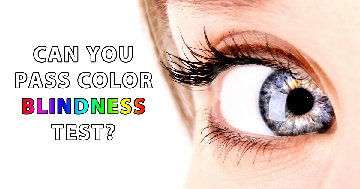 Can You Pass Color Blindness Test? | MyDailyQuizz