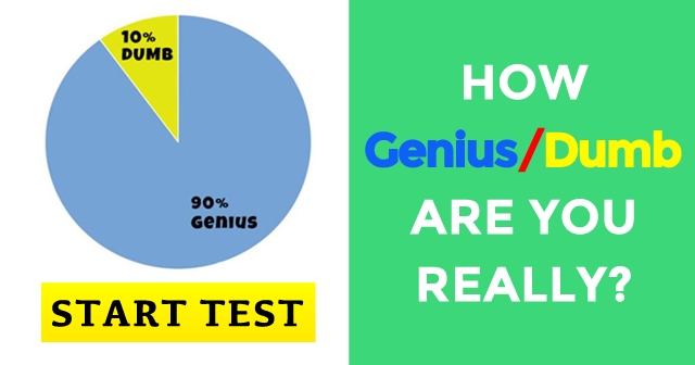 How Genius/Dumb Are You Really? | MyDailyQuizz