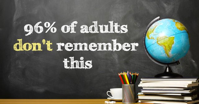 Do You Remember These 15 Things That You Should’ve Learned In School ...