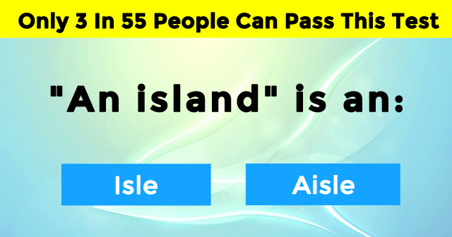 Only 3 in 55 people can know the 19 most confusing words in the English ...