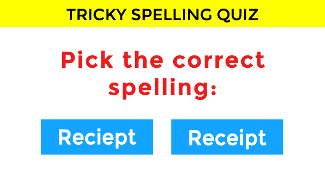 Can You Pass This Tricky Spelling Quiz Without A Spell-checker ...