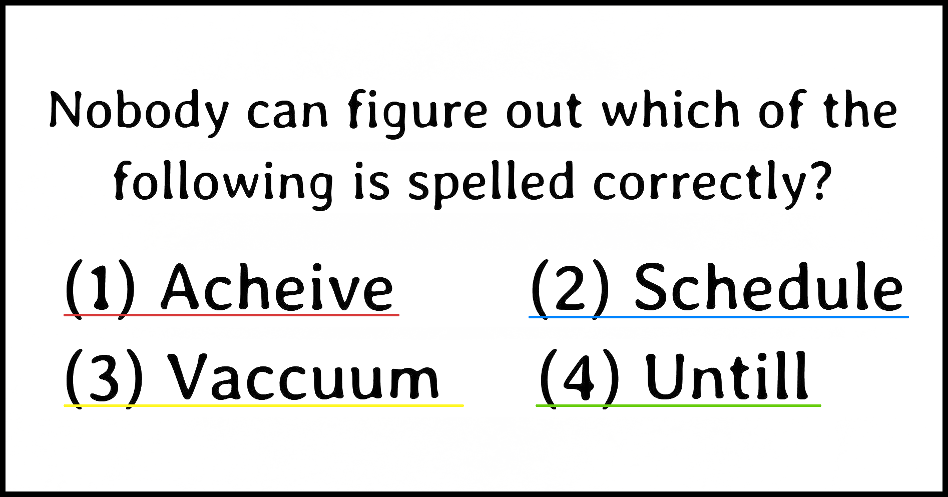 Only Highly Intuitive People Will Pass This Unique Spelling Test ...