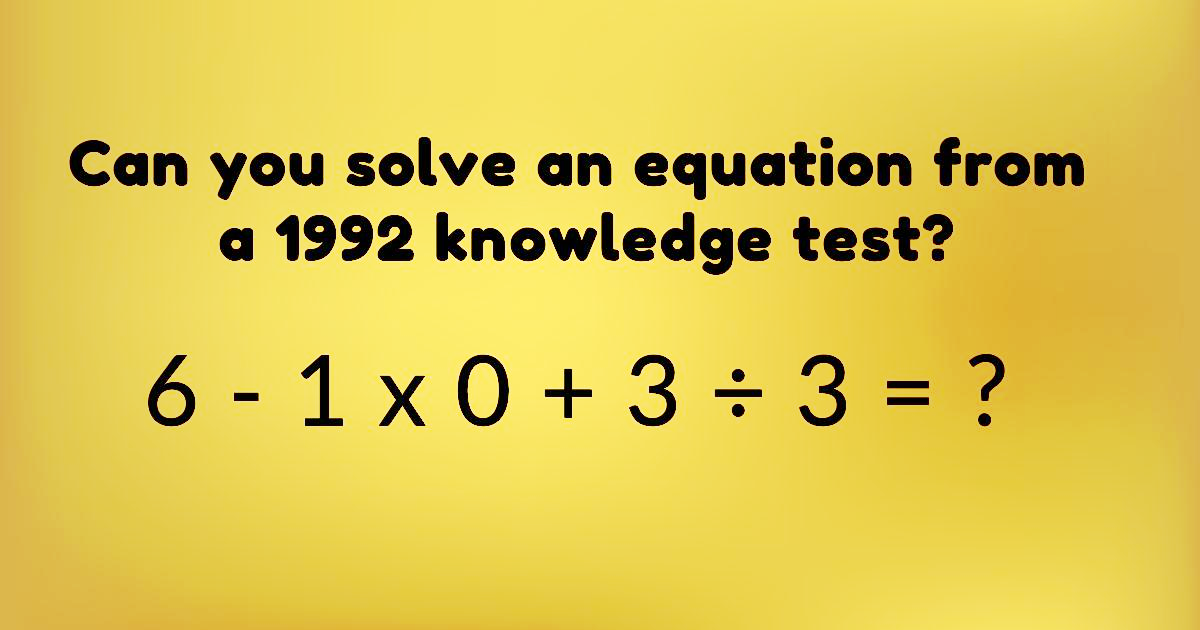 Can You Get A Perfect Score In This Impossible General Knowledge Test ...