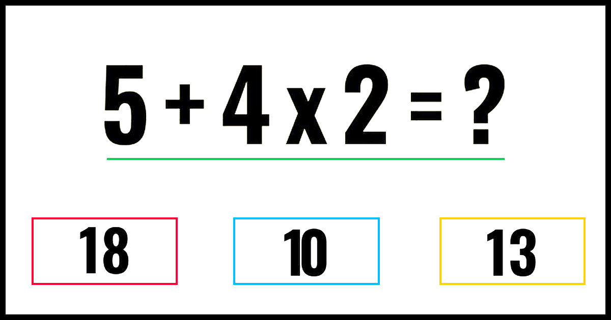 Just 1 In 10 People Can Pass This Math Test | MyDailyQuizz