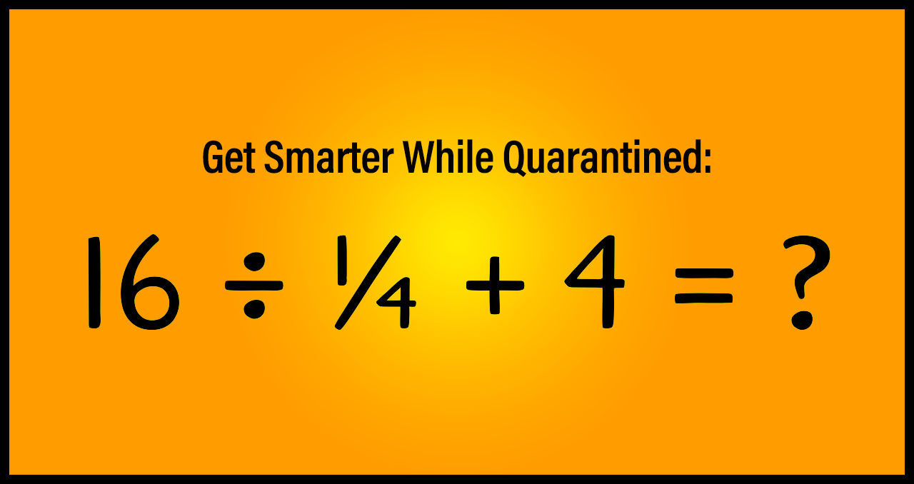 These Difficult Equations Will Make You Smarter While Self-Quarantined ...
