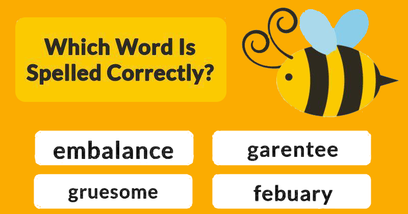 Which Word Is Spelled Correctly? | MyDailyQuizz