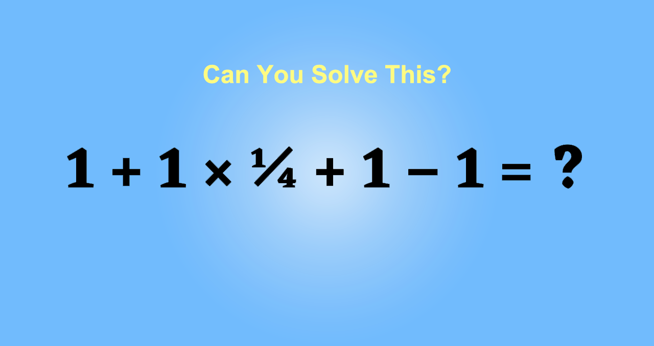 This No-Calculator Math Quiz Is Stumping People With PhD | MyDailyQuizz